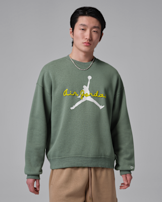 Sudadera de cuello redondo de tejido Fleece para hombre Jordan Brooklyn ...