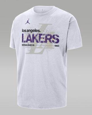 Los Angeles Lakers Courtside Men's Jordan '85 NBA Statement T-Shirt ...