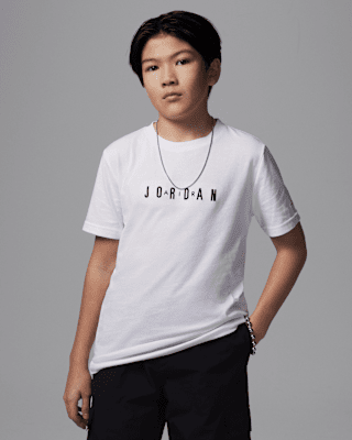 Jordan Older Kids' Embroidered Logo T-Shirt. Nike UK