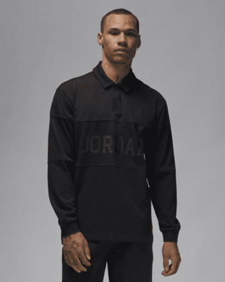 Jordan Essentials Men's Long-Sleeve Rugby Top. Nike VN