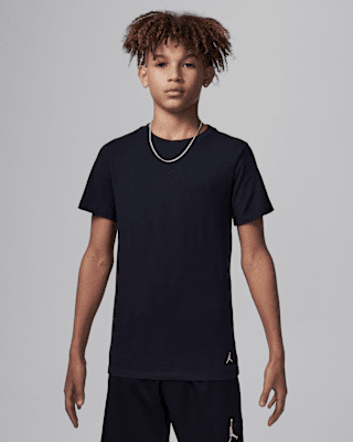 Jordan Older Kids' Flight Base T-Shirts (2-Pack). Nike BE