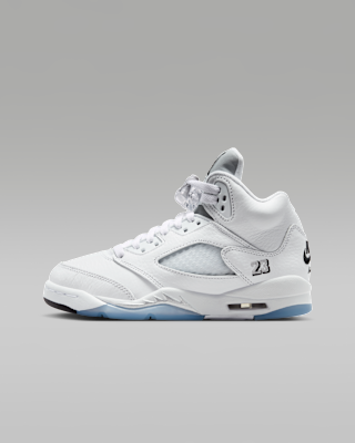 Air Jordan 5 Retro OG 'White Metallic' Older Kids' Shoes. Nike CA