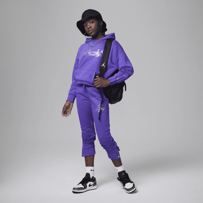 Jordan Take Flight Snap Fleece Pants Big Kids Pants. Nike JP