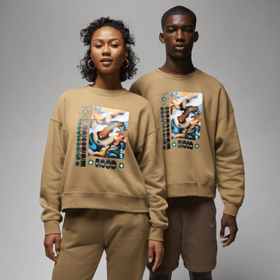 Jordan Artist Series by Jordan Moss Brooklyn Fleece Crew. Nike IE
