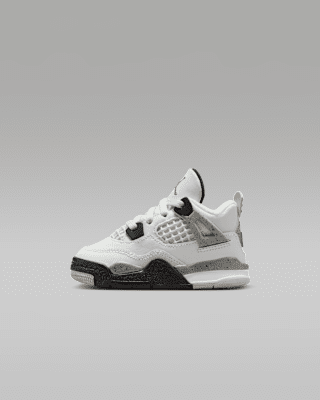Jordan 4 Retro "White Cement" Baby/Toddler Shoes. Nike JP