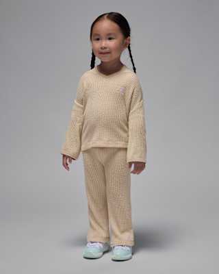 Jordan Toddler Heir To The Crown 2-Piece Ribbed Sweatshirt Set. Nike FI