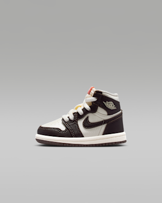 Jordan 1 Retro High OG 'Baroque Brown and Sail' Baby/Toddler Shoes. Nike AU