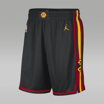 Hawks Statement Edition 2020 Men's Jordan NBA Swingman Shorts. Nike AT