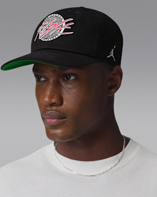 Jordan Flight Pro Unstructured Flat Bill Cap. Nike JP