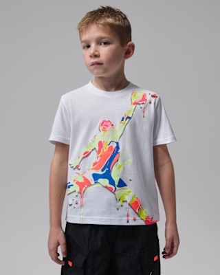 Jordan Super Splash Younger Kids' Paint Spill Jumpman T-Shirt. Nike IE