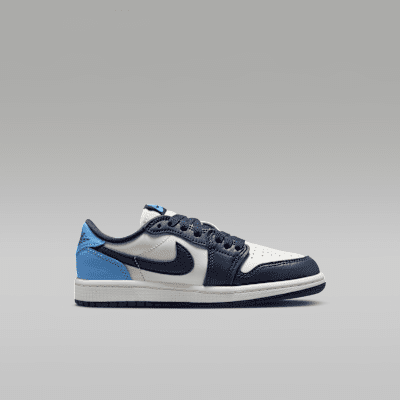 Jordan 1 Retro Low 'Obsidian' Younger Kids' Shoes. Nike ID
