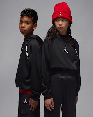 Sweat à capuche en Fleece Jordan Therma-FIT Ease pour ado. Nike LU