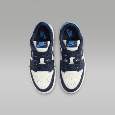 Jordan 1 Retro Low 'Obsidian' Younger Kids' Shoes. Nike ID