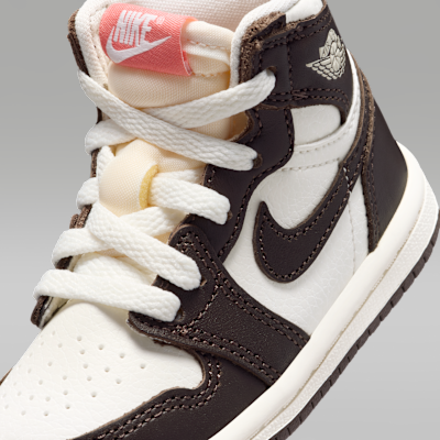 Jordan 1 Retro High OG 'Baroque Brown and Sail' Baby/Toddler Shoes. Nike AU
