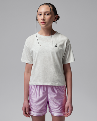 T-shirt ricamata Jordan Brooklyn Essentials – Ragazza. Nike IT