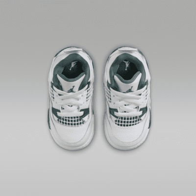 Jordan 4 Retro 'Oxidised Green' Baby/Toddler Shoes. Nike PH