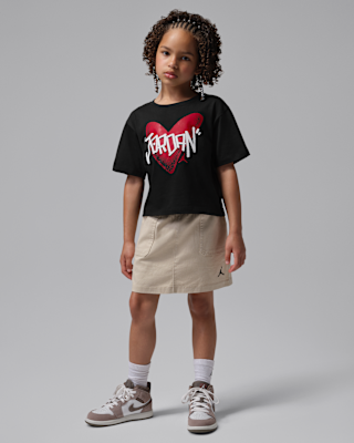 Jordan Younger Kids' I Heart Jordan 2-Piece Skirt Set. Nike SI