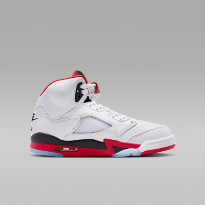 Air Jordan 5 Retro "Fire Red Black Tongue" Big Kids' Shoes. Nike.com