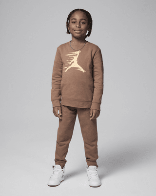 Jordan MJ Flight MVP Little Kids' 2-Piece Fleece Crew Set. Nike.com