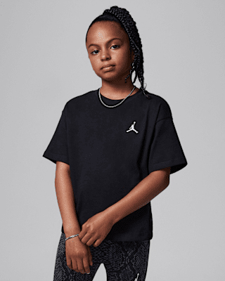 Jordan Brooklyn Essentials Older Kids' (Girls') Embroidered T-Shirt ...