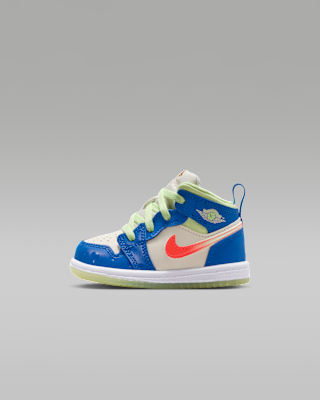 Boty Jordan 1 Mid SE pro kojence a batolata. Nike CZ