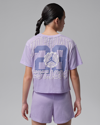 Jordan Older Kids' Secret Garden Collegiate T-Shirt. Nike SI