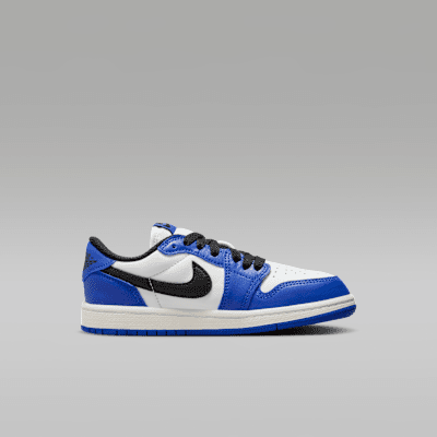 Jordan 1 Retro Low 'Game Royal' Younger Kids' Shoes. Nike SG