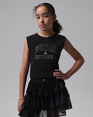 Jordan Secret Diary Older Kids' Ribbed Tank Top. Nike AT
