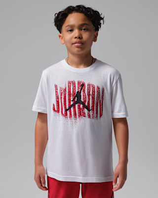 Jordan Distressed T-Shirt (ältere Kinder). Nike AT