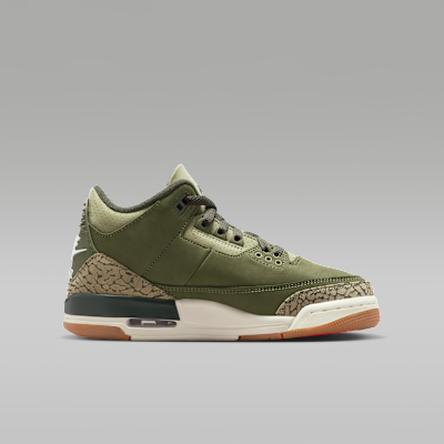 Air Jordan 3 Retro "Medium Olive" Zapatillas - Niño/a. Nike ES