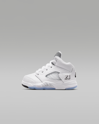 Jordan 5 Retro OG "White Metallic" Baby/Toddler Shoes. Nike.com