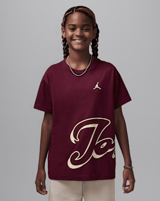 Jordan Big Kids' Enchantment Script T-Shirt. Nike.com