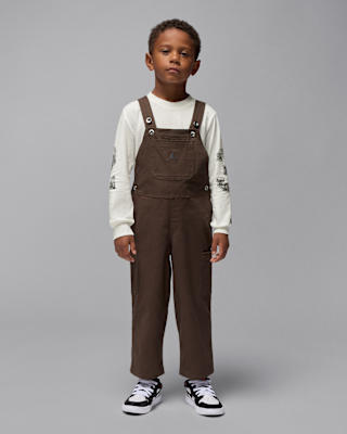 Tvådelat set Jordan MVP med hängslebyxor för barn. Nike SE