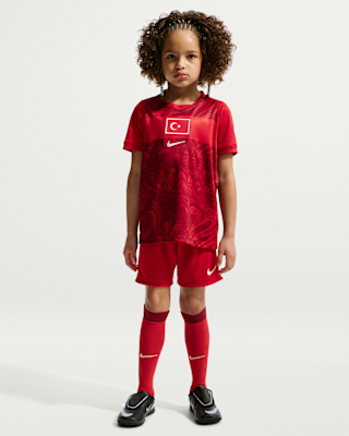 Turkey 2026 Stadium Home Younger Kids' Nike Football Replica 3-Piece ...