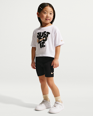 Conjunto de shorts de ciclismo de 2 piezas infantil Nike Bold Play. Nike MX