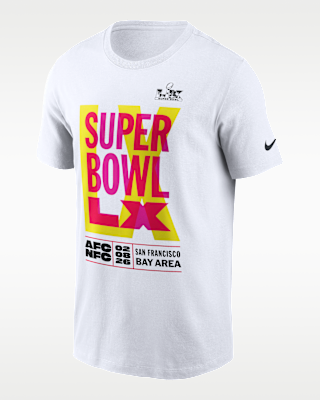 Super Bowl LX Men's Nike NFL Essential T-Shirt. Nike.com