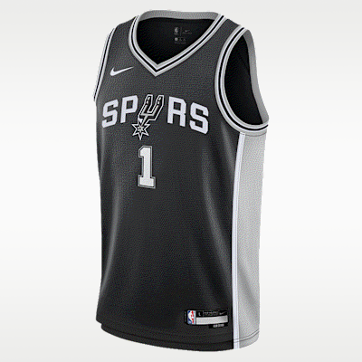 Victor Wembanyama San Antonio Spurs 2023/24 Icon Edition Big Kids' Nike ...