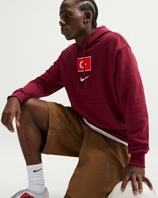 Turkey 2026 Fleece Men's Nike Pullover Club Hoodie. Nike UK
