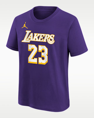Playera de la NBA para niños talla grande Lebron James Los Angeles ...