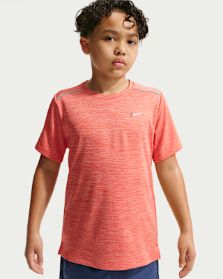 Nike Miler Older Kids' Dri-FIT Short-Sleeve Top. Nike IE