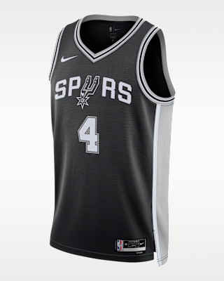 San Antonio Spurs Icon Edition Men's Nike Dri-FIT NBA Swingman Jersey ...