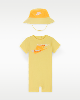 Set med sparkdräkt och bucket hat Nike Sportswear PE för baby (0–9 mån ...