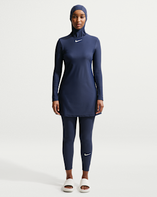 Nike Swim Victory Women's Swim Long-Sleeve Dress And Legging Set. Nike UK