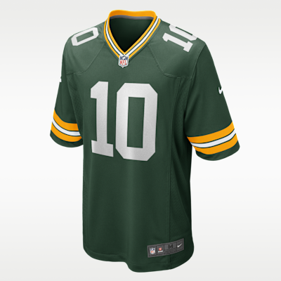 Camiseta game para hombre NFL Green Bay Packers (Jordan Love). Nike.com
