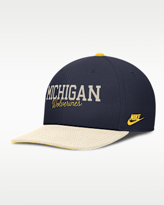 Michigan Legacy Script Men's Nike Dri-FIT College Adjustable Hat. Nike.com