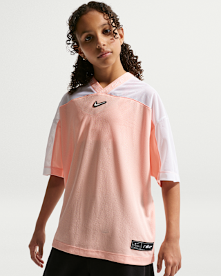 Nike Sportswear Older Kids' (Girls') Dri-FIT Jersey Top. Nike IE