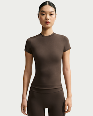 NikeSKIMS Matte Women's Padded Baby T-Shirt. Nike CH