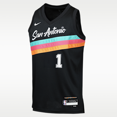 Victor Wembanyama San Antonio Spurs City Edition Big Kids' Nike NBA ...