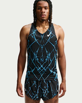 Nike AeroSwift Men's Dri-FIT ADV Printed Running Vest. Nike CA