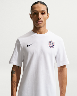 England Primary Men's Nike Dri-FIT Football T-Shirt. Nike CA